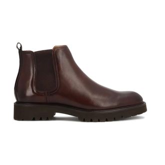 Kazar Homme, Chaussures, Brun, Taille: 46 EU Bottines Kazar en cuir marron sur semelle crant&eacute;e