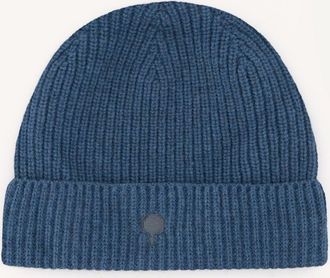 Faguo Bonnet en laine marine clair