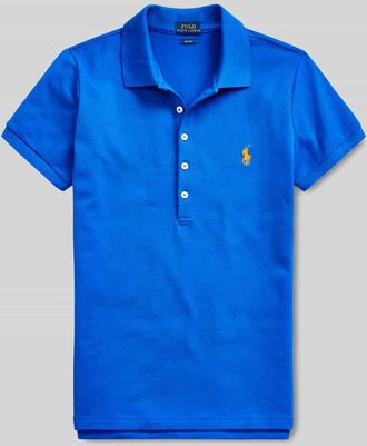 Polo Ralph Lauren Slim Fit Poloshirt aus Baumwoll-Mix