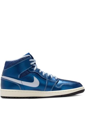Nike Jordan Air Jordan 1 Mid High-Top-Sneakers - Blau