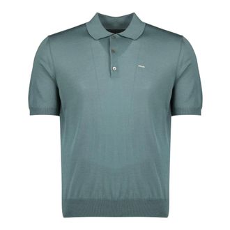 Prada Wollpolohemd - - Tops - Herren - Gr&uuml;n - XL
