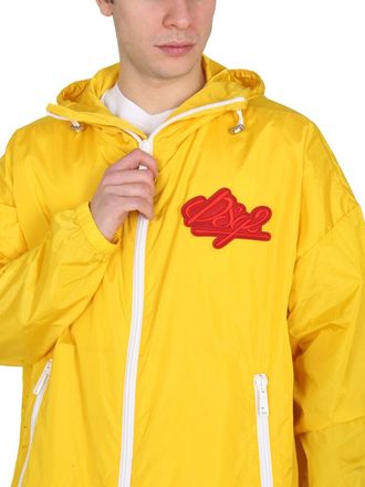 Dsquared2 Logo Patch Jacket - Orange