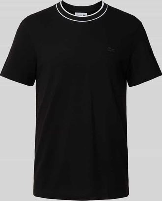 Lacoste T-Shirt mit Label-Stitching
