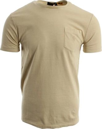 Ralph Lauren Homme, Tops, Beige, Taille: XL T-shirt Coupe Slim Personnalis&eacute;e