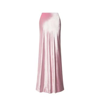 Alberta Ferretti Femme, Jupes, Rose, Taille: 40 FR Longue jupe en velours