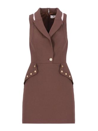 Elisabetta Franchi Robe Courte - Marron