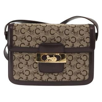 Celine Sac bandouli&egrave;re Vintage Pre-owned - Femme - Pre-owned - Beige - Taille: ONE Size
