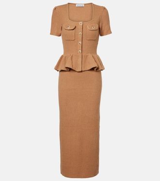 Self Portrait Robe midi