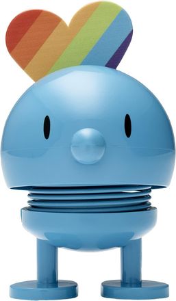 Hoptimist Rainbow Bumble, Wackelfigur & Glücksbringer Skandinavisch, Wohnzimmer & Schreibtisch Deko, Büro Gadget, Tolle Kleine Geschenke, 4,5 x 5,8 x 8,7, Turqu