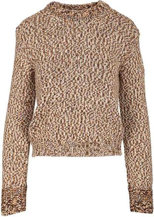 Moncler Pull Col Rond - Beige