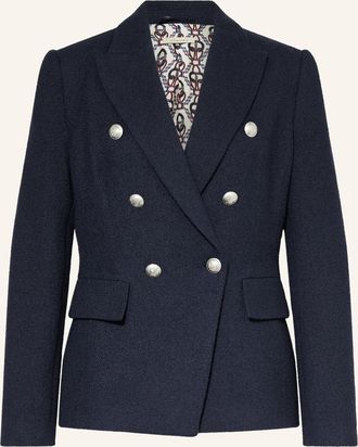 Lilienfels Lilienfels Tweed-Blazer blau
