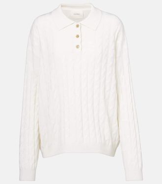 Lisa Yang Polopullover Magnolie aus Kaschmir