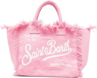 MC2 Saint Barth Femme, Sacs, Rose, Taille: ONE Size Vanity Canvas Tote