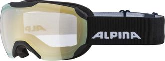 Alpina PHEOS S V - Selbstt&ouml;nende, Beschlagfreie & Bruchsichere Skibrille Mit 100% UV-Schutz F&uuml;r Erwachsene, black matt, One Size