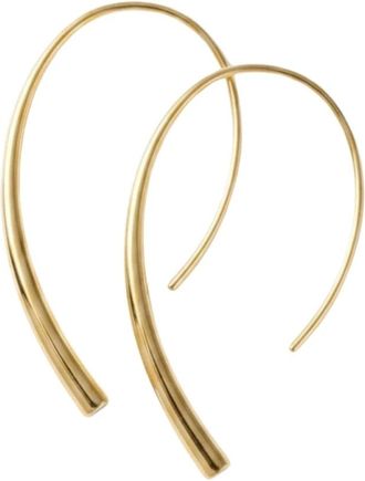 Dansk Copenhagen Passion Schlichtes Creolen-Ohrring - - Accessories - Damen - Gelb - ONE SIZE