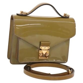 Louis Vuitton Pre-owned Cuir sacs-louis-vuitton - Femme - Pre-owned - Vert - Taille: ONE Size