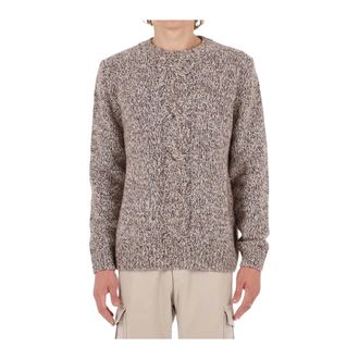 Herno Pull &agrave; col rond - Homme - Pulls - Brun - Taille: M