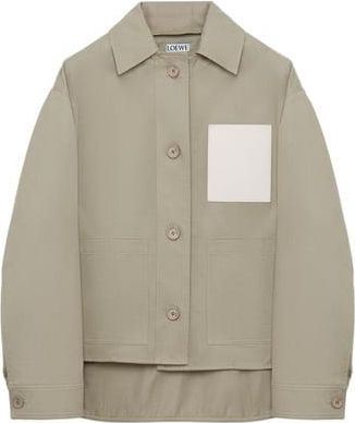Loewe Veste utilitaire en coton et poche en cuir