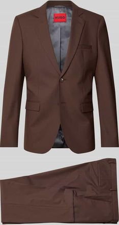 HUGO BOSS Super Slim Fit Anzug aus Woll-Mix Modell Hesten