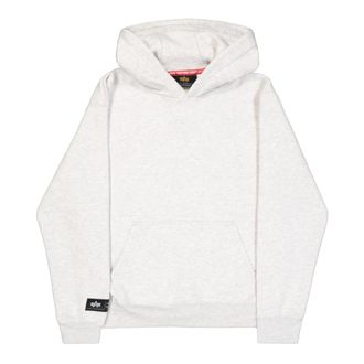 Alpha Industries Hoodie mit R&uuml;ckendruck und Utility-Tasche - - Sweatshirts & Hoodies - Herren - Grau - 2XL