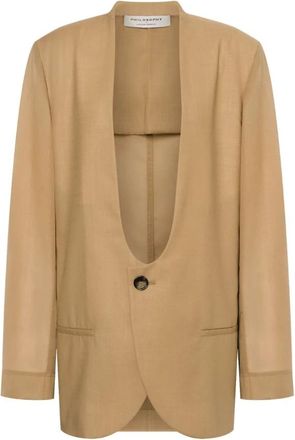 Philosophy di Lorenzo Serafini Femme, Vestes, Brun, Taille: 38 FR Veste