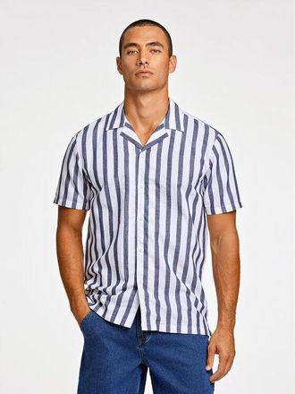 Lindbergh Lindbergh Hemd 30-203321 Dunkelblau Relaxed Fit