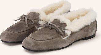 Aeyde Mokassins Jasper beige