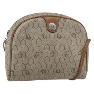 Dior Sac &agrave; bandouli&egrave;re vintage doccasion - Femme - Pre-owned - Beige - Taille: ONE Size