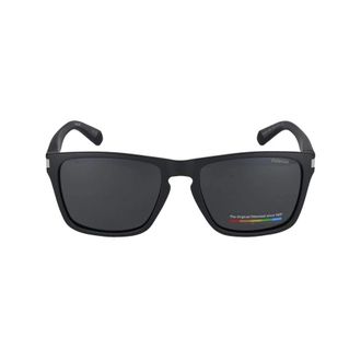 Polaroid unisex, Accessoires, Noir, Taille: 56 MM Lunettes de Soleil Noir Gris Mat