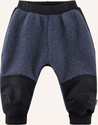 Hessnatur Hessnatur Hessnatur Wollfleece Hose Mit Softshell Aus Bio-Merinowolle blau