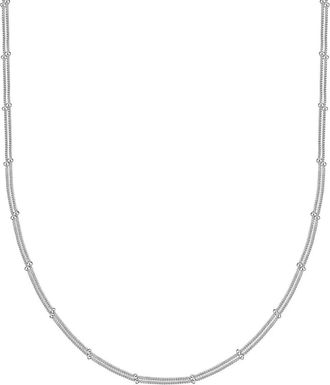 Glanzst&uuml;cke M&uuml;nchen Halskette - Sterling Silber Halskette - Gr. unisize - in Silber - f&uuml;r Damen