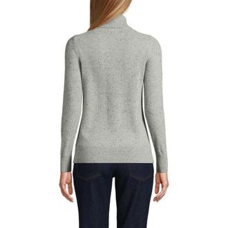 Lands End Rollkragen-Pullover aus Kaschmir, Damen, Gr&ouml;&szlig;e:40-42 regular, Grau, Kaschmir, by Lands End