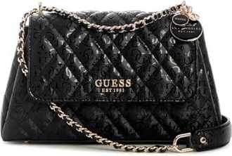 Guess Femme Isemay Convertible Crossbody Flap Sac &agrave; bandouli&egrave;re, Noir, Taille Unique