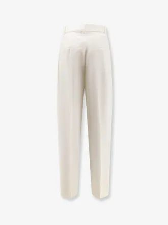R&oacute;he Womens Trousers Virgin Wool White