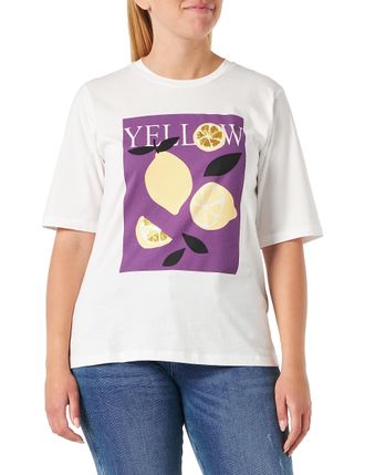 Kaffe Damen Kasoffi T-Shirt, Chalk, M