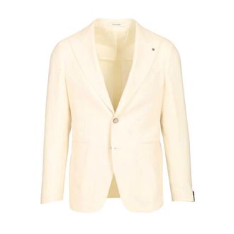 Tagliatore Ungef&uuml;tterter- einreihiger Blazer - - Jackets - Herren - Beige - XL