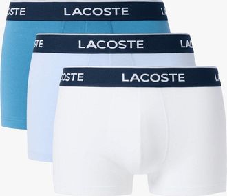 Lacoste Lot de 3 cale&ccedil;ons en coton m&eacute;lang&eacute;