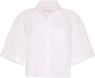 Cara Cara chemise Calvia &agrave; manches courtes - Blanc