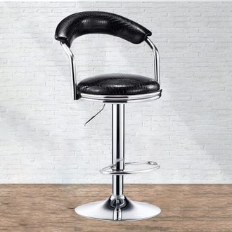 Generic Barhocker, drehbarer und h&ouml;henverstellbarer Hochstuhl, stilvoll, Flache PU-Sitzfl&auml;che, SGS-gepr&uuml;fte Luftfederung, verstellbare Sitzh&ouml;he (60-80 cm), ge