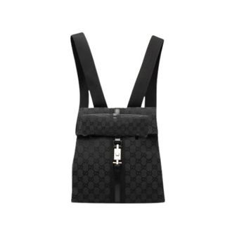 Gucci Pre-owned Vintage Canvas Backpack - - Pre-owned - Damen - Schwarzk - ONE SIZE