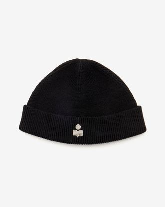 Isabel Marant Bonnet Kiera - Femme - Noir Et Argent&eacute; - Isabel Marant