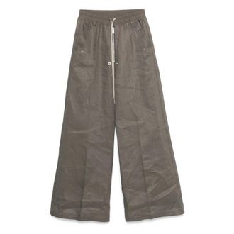 Rick Owens Graue Hose mit elastischem Kordelzug - - Trousers - Herren - Grau - S