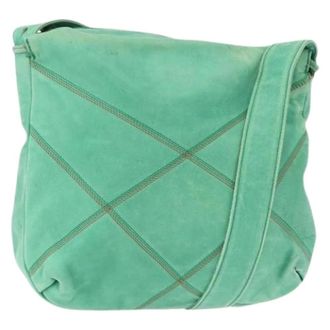 Loewe Sac bandouli&egrave;re en cuir Pre-owned - Femme - Pre-owned - Vert - Taille: ONE Size
