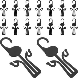 BESPORTBLE 20 St&uuml;ck Schuhhalter aus Robustem PP Kunststoff Pantoffelregal und Wandpantoffelhalter Vielseitiger Schuhtrockner f&uuml;r Sandalen und Hausschuhe Platzspa