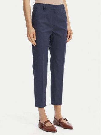 Max Mara Stoffhose Cecco 2615131082 Dunkelblau Regular Fit