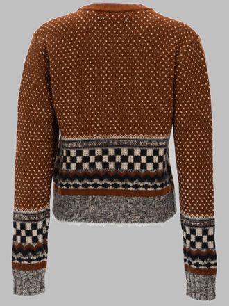 Golden Goose Wool and Alpaca Blend Sweater - Brown