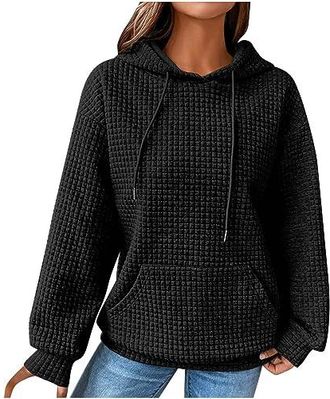 Generic Sweat A Capuche Femme Sportswear Ensemble Gilets Chaud Pull Longue Sweats Veste Vetement Femmes &Agrave; Sweet Sweatshirts Gilet Hoodie V&ecirc;tements Grande Tail