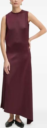 Áeron Asymmetrisches Kleid - Rot