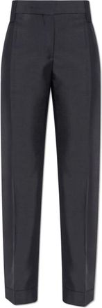 Versace Femme, Pantalons, Gris, Taille: 34 FR Wool Pleated Pantalons