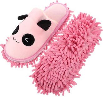 Minkissy VOSAREA Pantoufles de Nettoyage de Lavables &agrave; Semelle Ultra-Absorbante et Silencieuse Taille Antid&eacute;rapantes et R&eacute;sistantes &agrave; LUsure Pantoufles Pratiqu